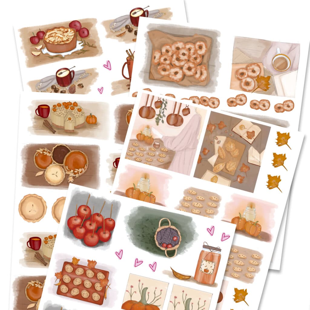 sticker profumo di cannella - elinor marianne